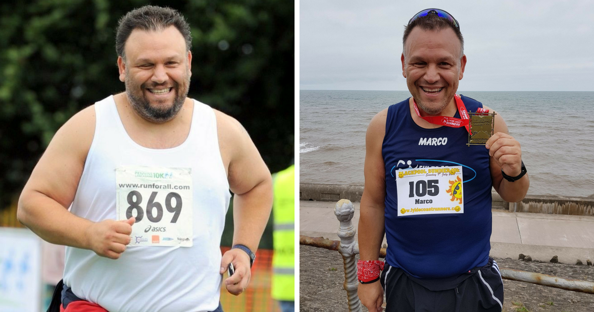 How one man lost a third of his body weight through running - SportingHeads